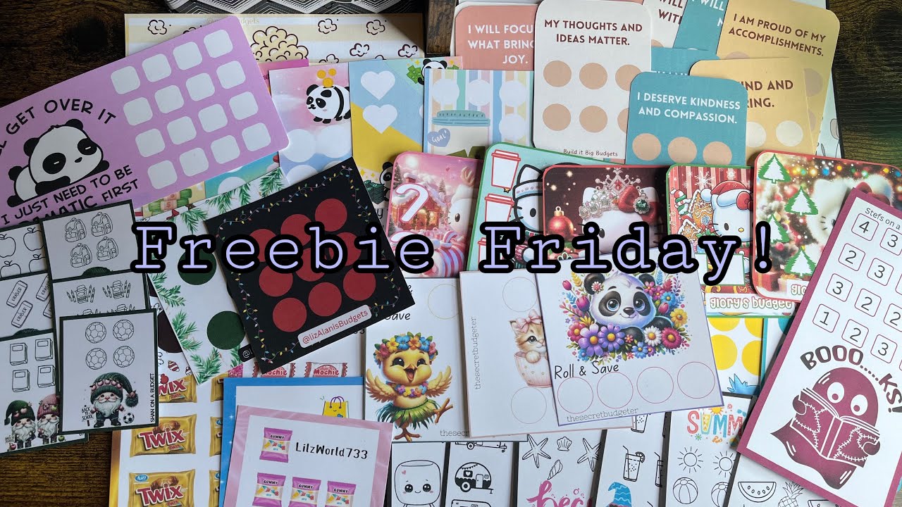 Freebie Friday time!! |freebies| |savings challenges| - YouTube