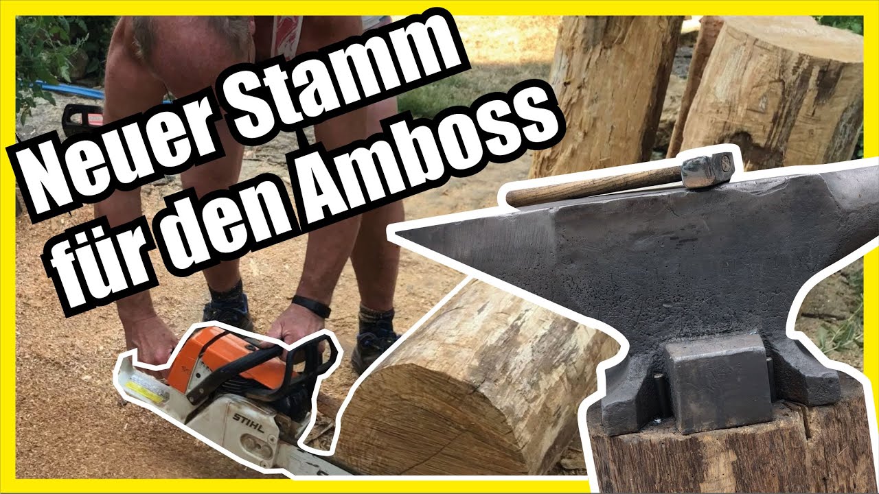 Der richtige Unterbau für den Amboss | Tutorial | DIY | Anvil Stand ...