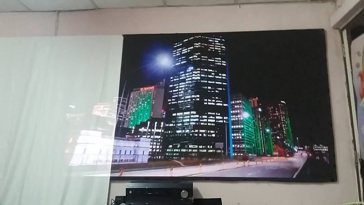 Superscreen blacknano 0.8 Darker Tint -Oled TV look like !!! - YouTube