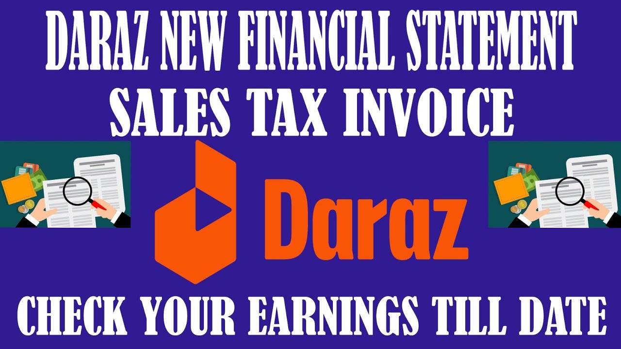 Daraz new hot update on financial statement in laptop version | Daraz ...