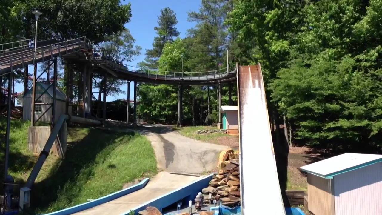 Splash Water Falls at Six Flags - YouTube