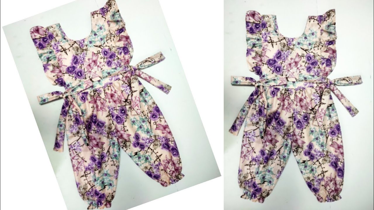 Baby Romper Cutting and Stitching//Jumpsuit Cutting and Stitching - YouTube