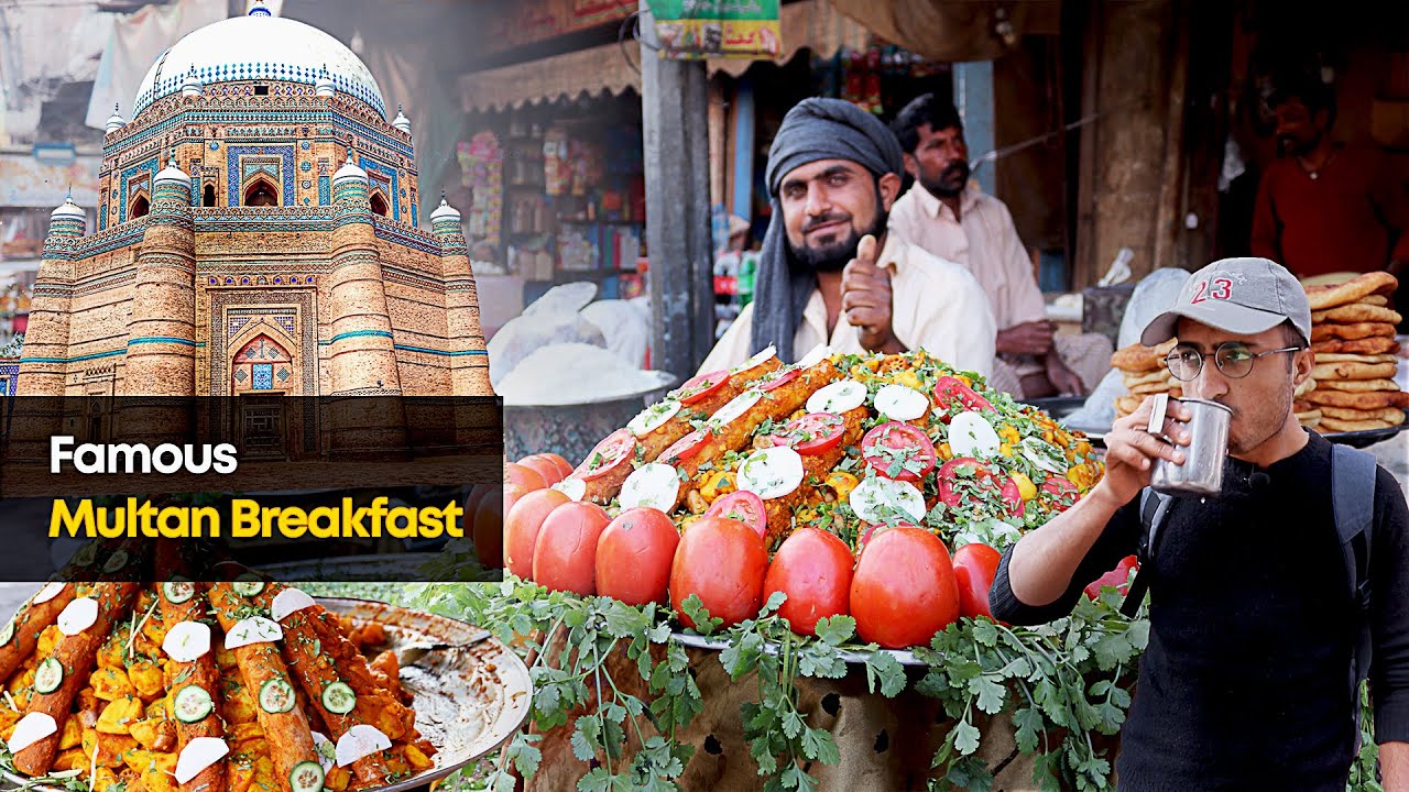 Multan Breakfast | CHIKAR CHOLAY - DOLI ROTI | Paratha and Lassi ...