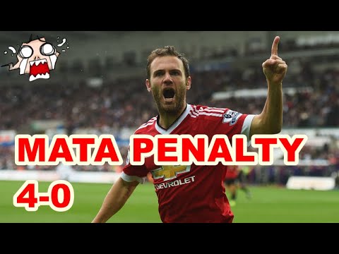 Manchester United vs AZ Alkmar 4-0 GOAL MATA PENALTY Extended
