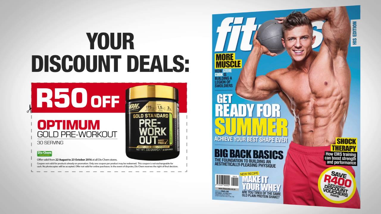Discount Deals with Muscle Evolution and Dis-Chem! September/October ...