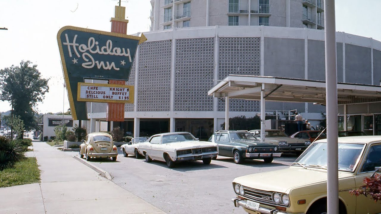 Take a look back at Raleigh's iconic round Holiday Inn - YouTube