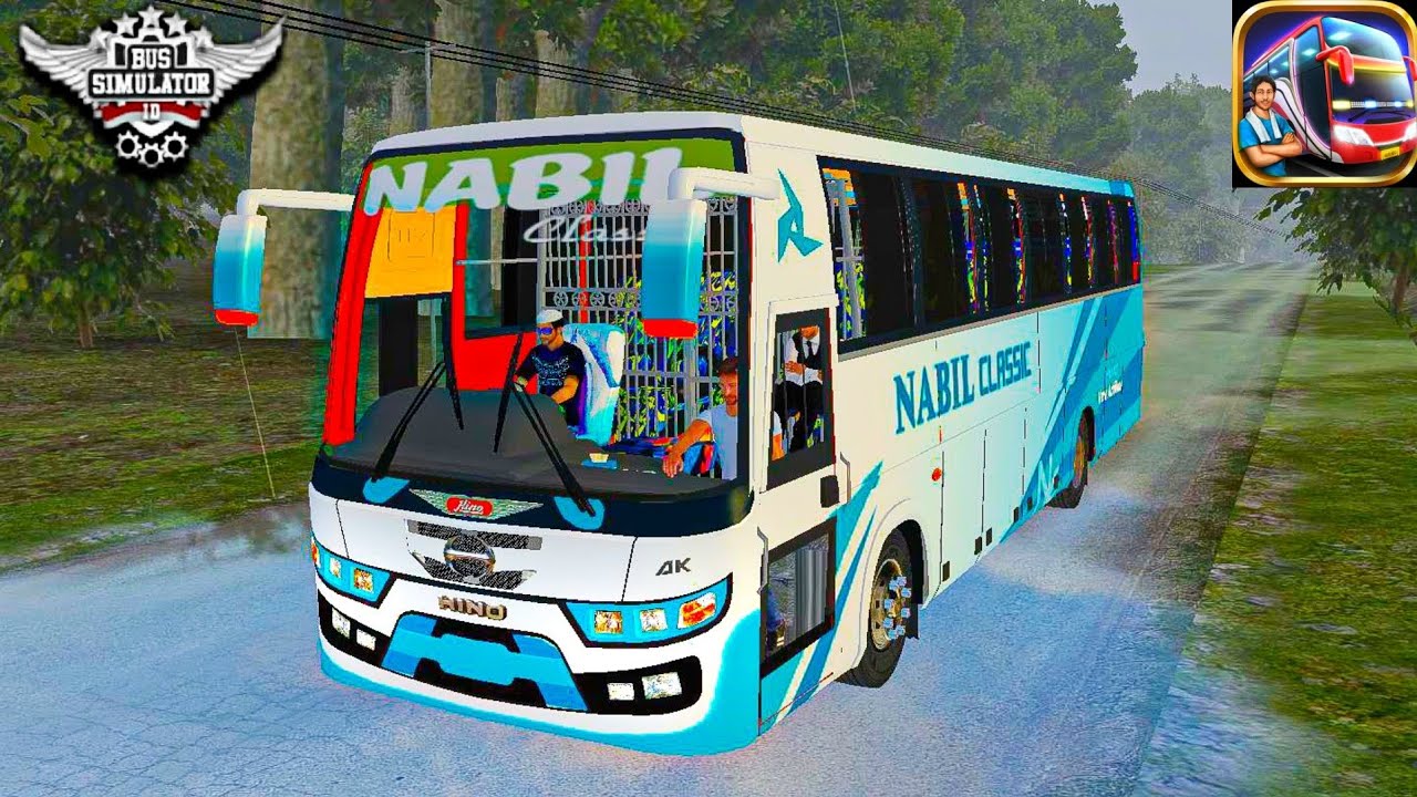 Hino Ak1J Nabil Classic Update Bus Mod for Bus Simulator Indonesia ...