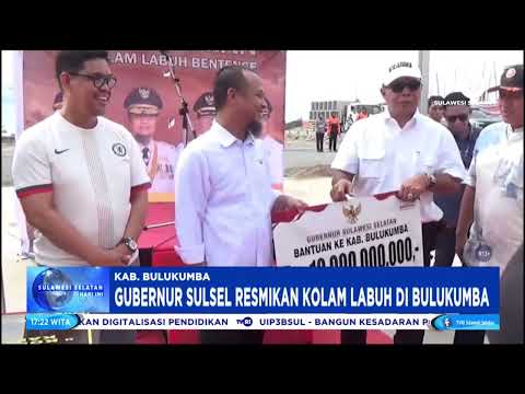 Gubernur Sulsel Resmikan Kolam Labuh di Bulukumba