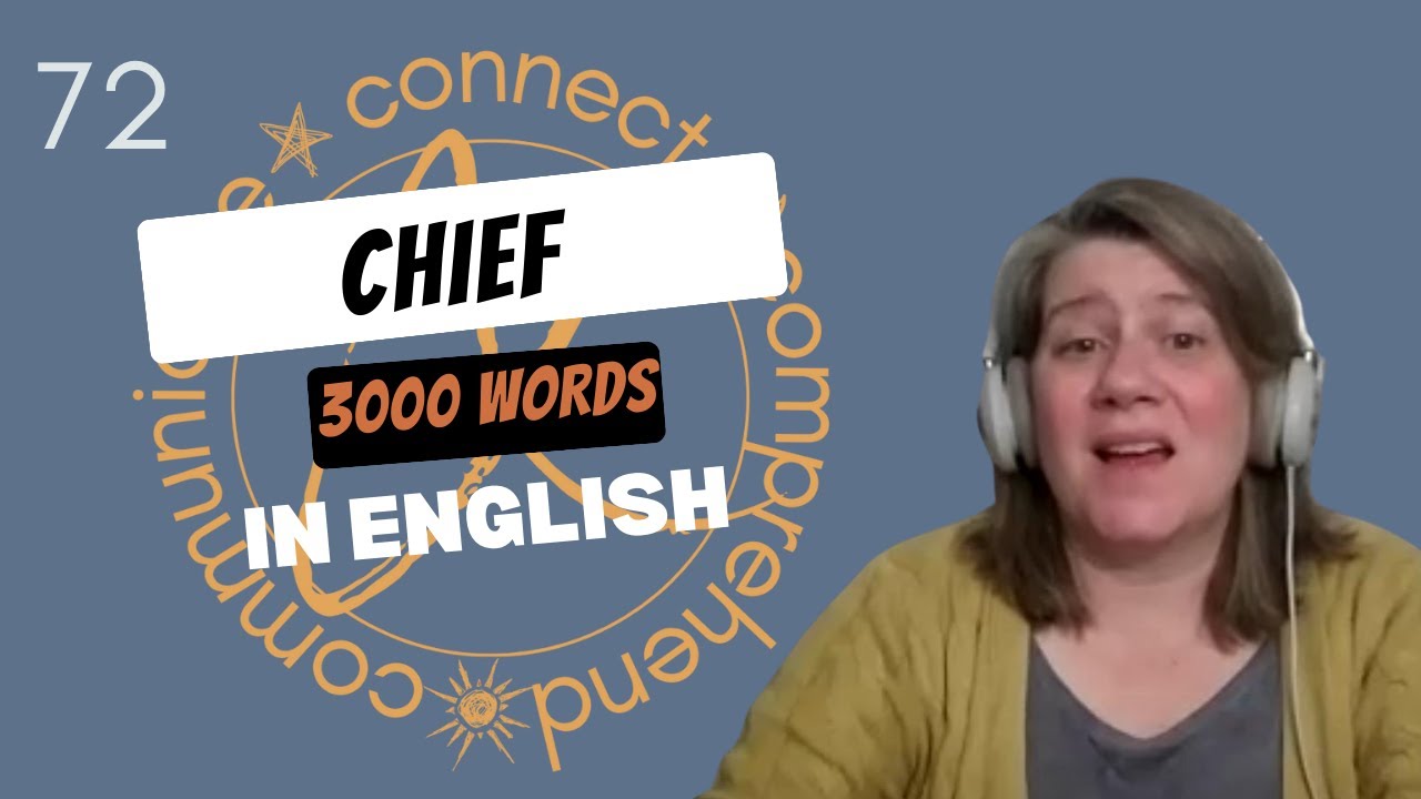 Learn English Vocabulary: "chief" - Definitions, Usage, Collocations ...