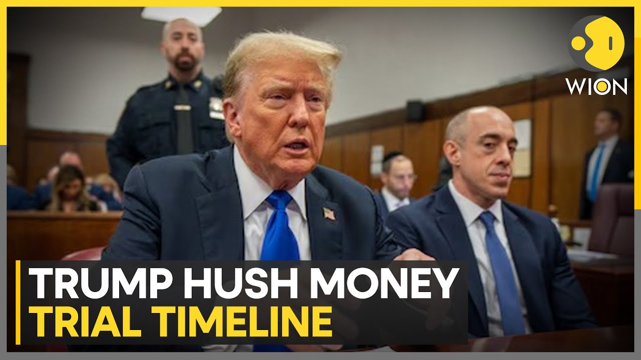 Trump Hush Money trial: A timeline | US News | Latest News | WION - YouTube