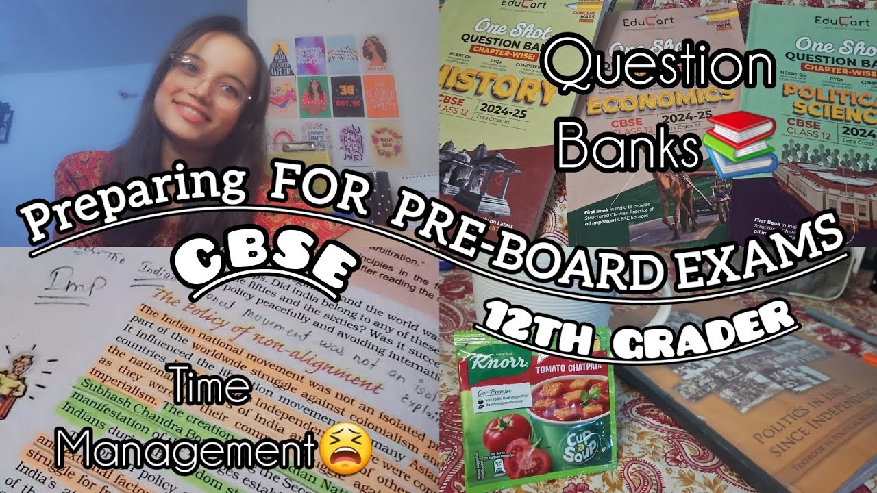 😭📚Pre-boards in JUST *30 days*~MY BOARDS Study Routine⏳️ft.Revising ...