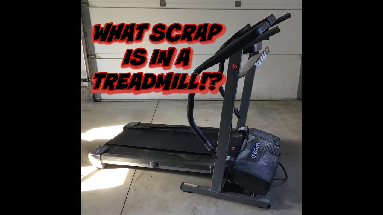 Scrapping a treadmill for loads of tin, copper, and other metals, and ...