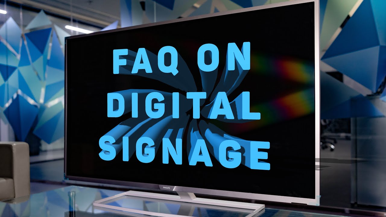 FAQ on Digital Signage - YouTube