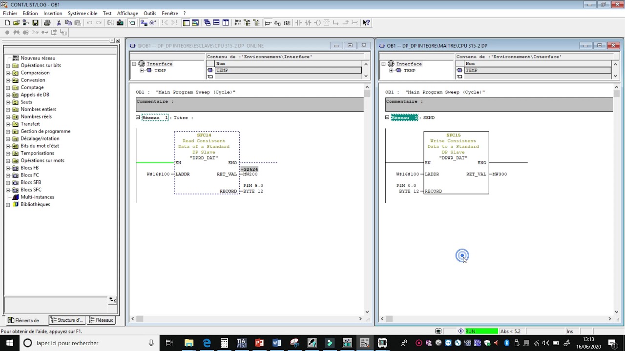 COM PROFIBUS SIMULATION - YouTube