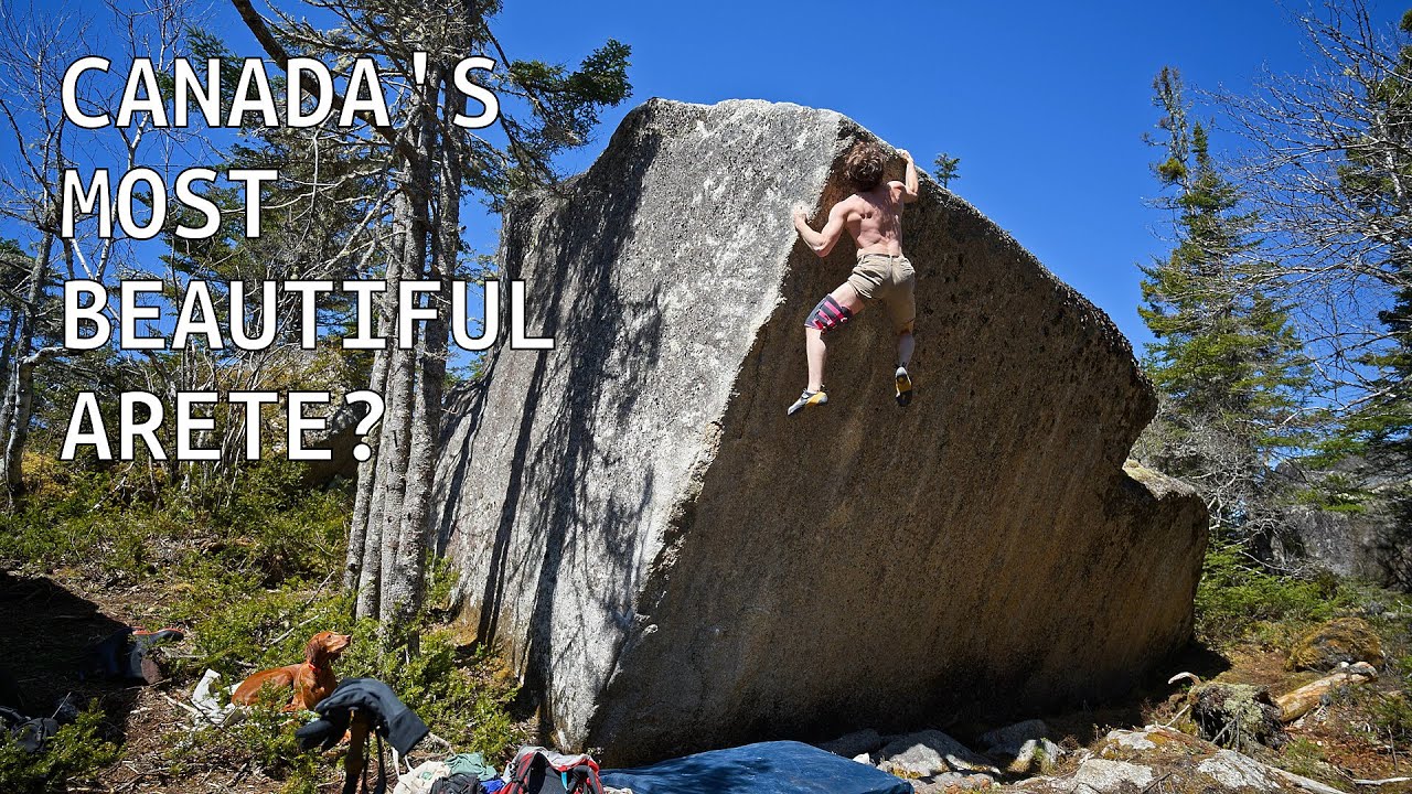 Canada's Most Beautiful Arête? - Refined Line V11 - YouTube