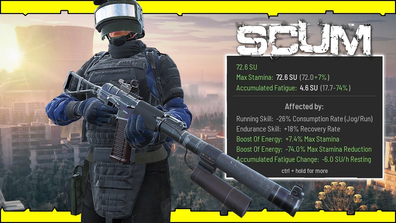 How To Deal With The Accumulated Fatigue In SCUM - YouTube