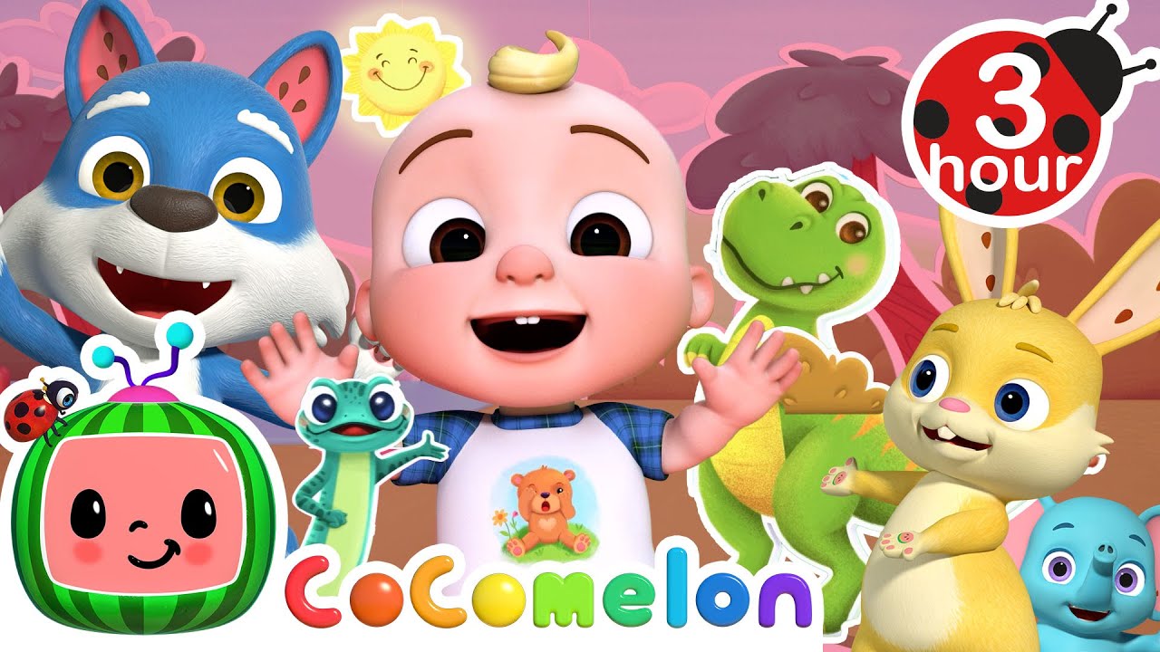 Mister Lizzy the Giant Dinosaur Song + More | Cocomelon - Nursery ...