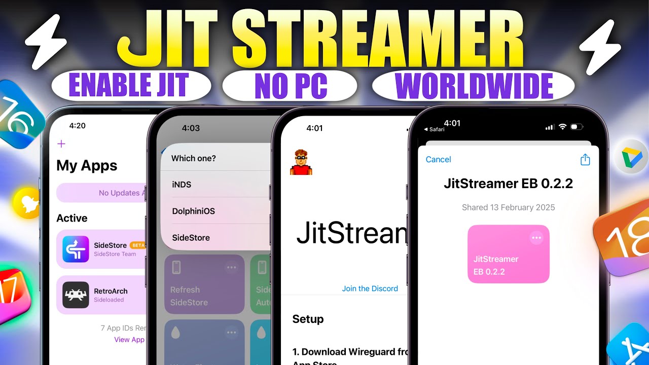JitStreamer 2.0 – Ultimate JIT Enabler | Enable JIT on iOS 18 & 17 ...