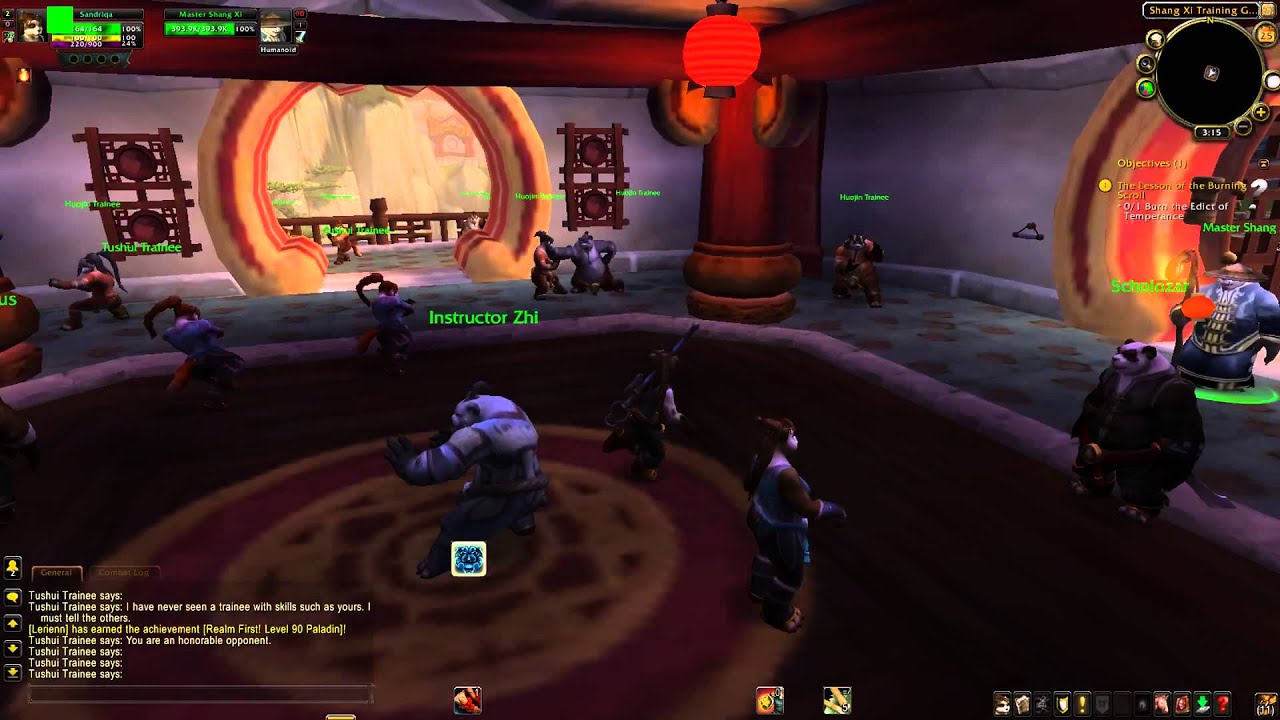 WoW MoP - The Lesson of The Burning Scroll - YouTube