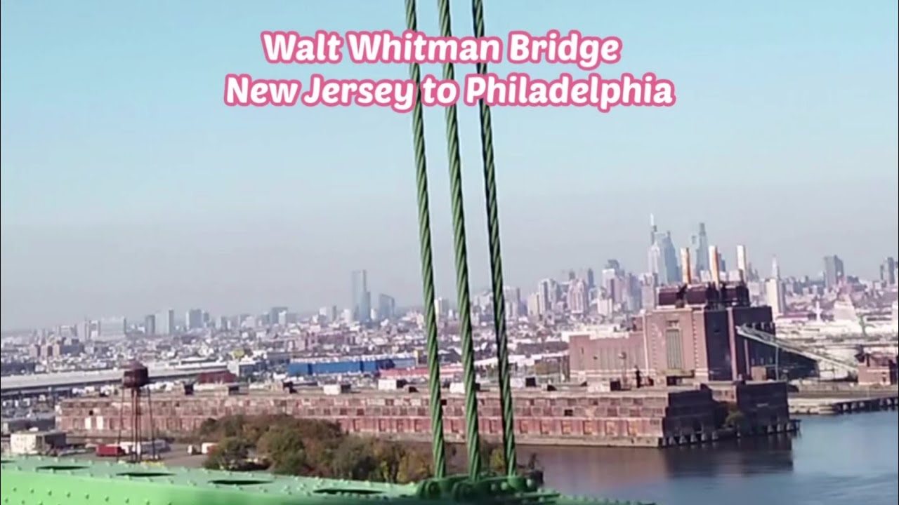 Driving Walt Whitman Bridge round-trip - YouTube