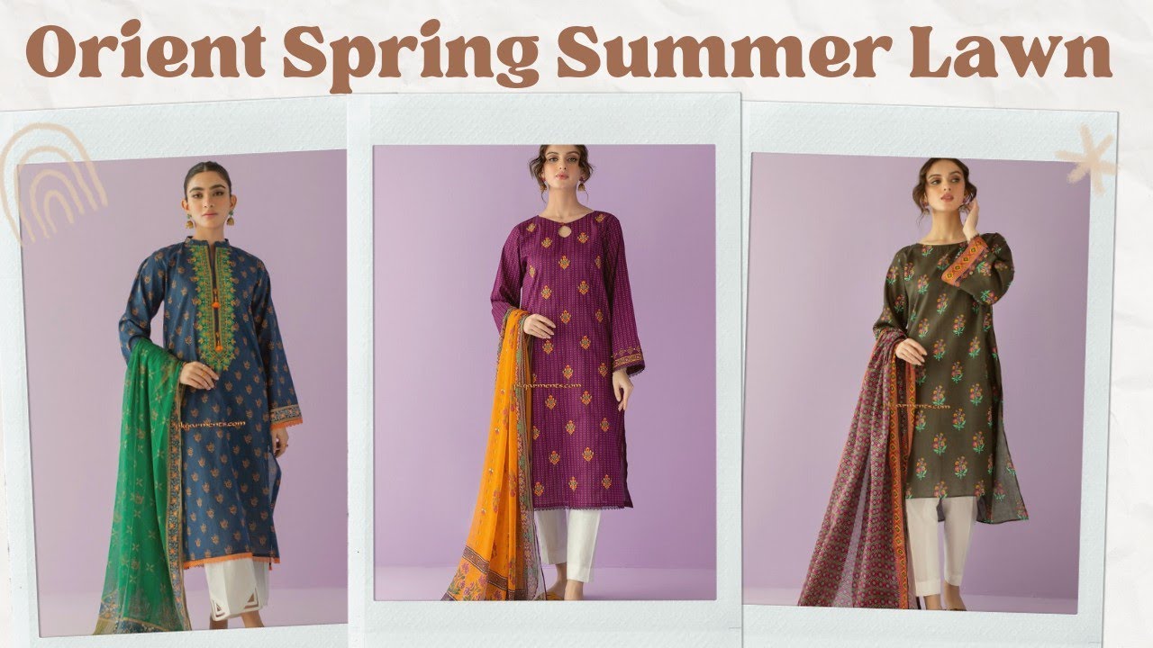 Orient Spring Summer Lawn - View all Pakistani Girls Clothes Collection ...