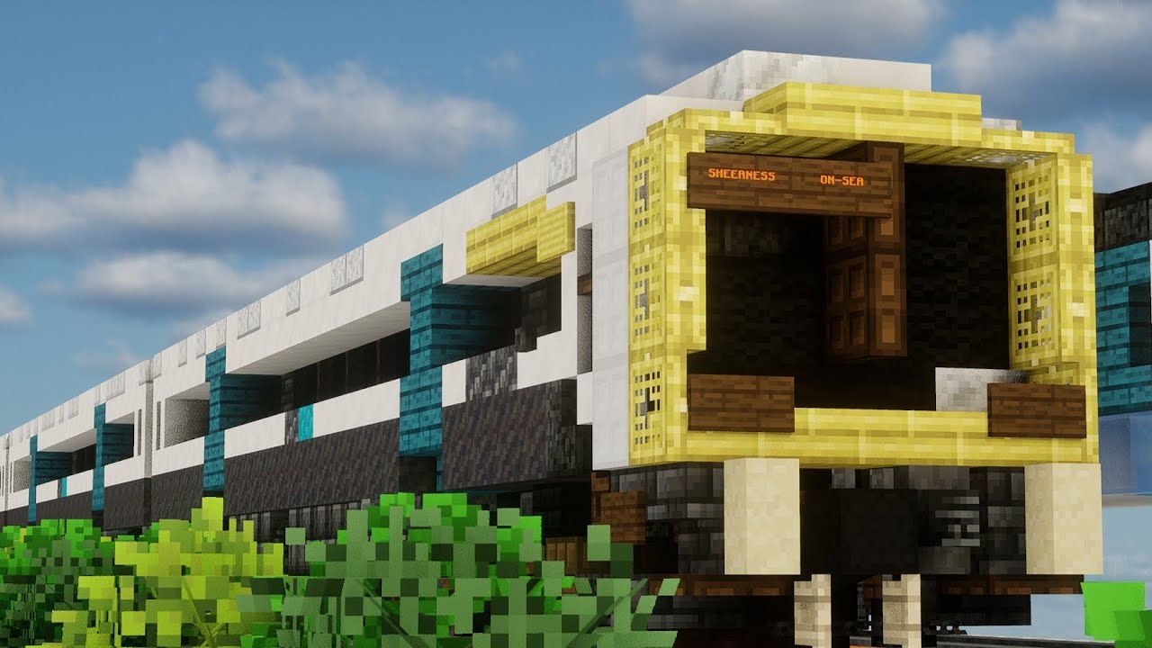 Class 465 "Networker" In Southeastern Livery, 4 Car Minecraft Train ...