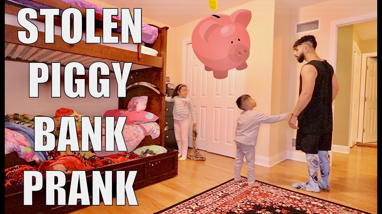 STOLEN PIGGY BANK PRANK!! - YouTube