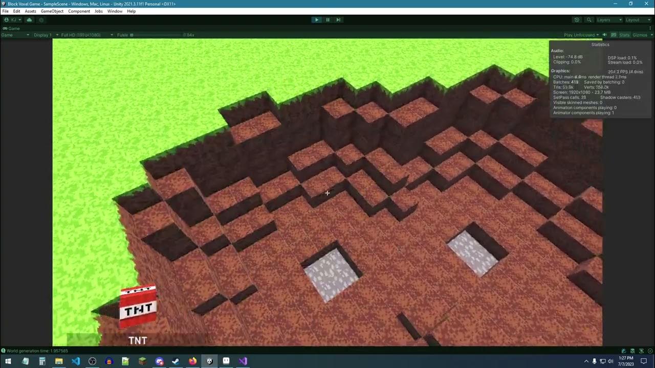 Mineclone Game Prototype Devlog Unity 2021 - YouTube