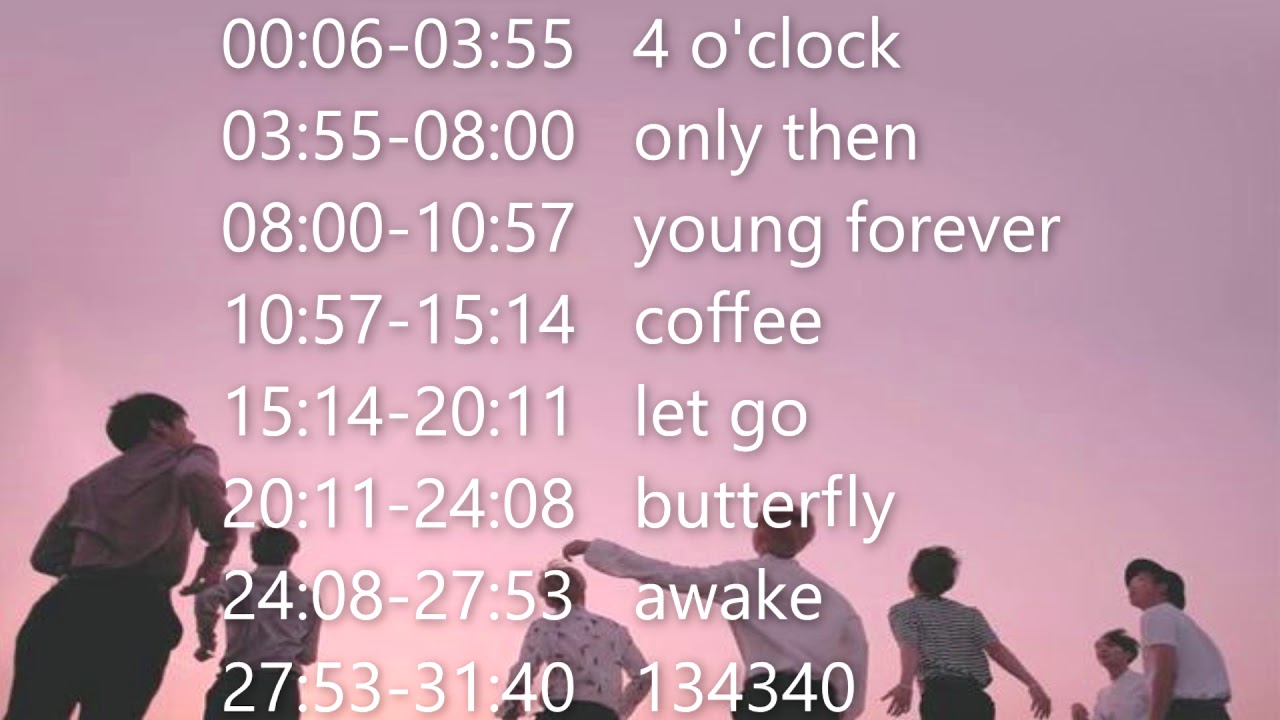 relaxing bts songs - playlist (rain effect) - YouTube
