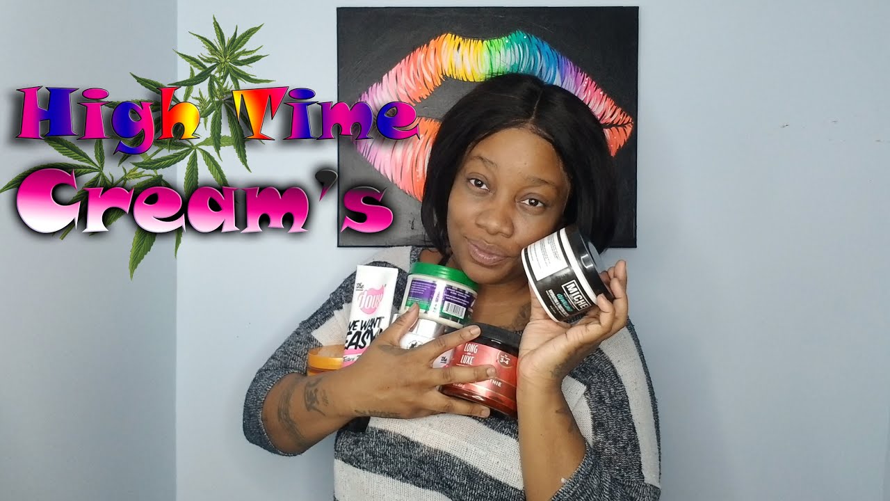All "High Time" Fav Creams For My Natural 4C Curly Hair - YouTube