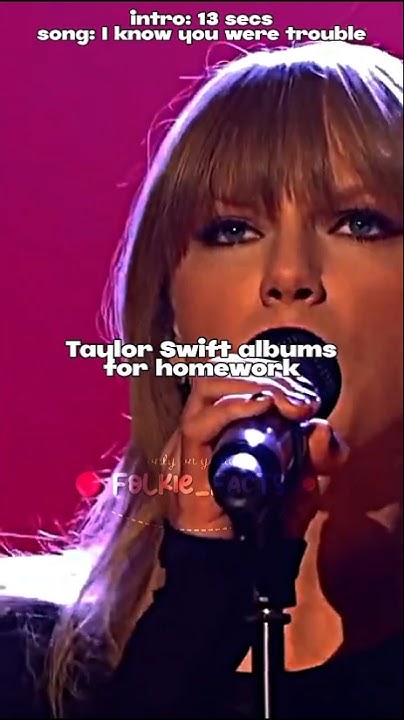 Taylor Swift albums for homework | #taylorswift #shorts #taylorsversion #swiftie4ever #swifties ...