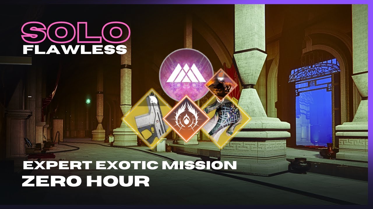 Solo Flawless Expert "Zero Hour" on Prismatic Warlock with Mataiodoxia ...