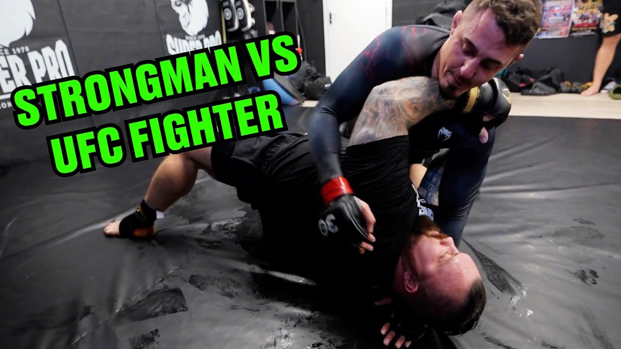 Eddie Hall Gets Taught Ground Work By Tom Aspinall #ufc - YouTube