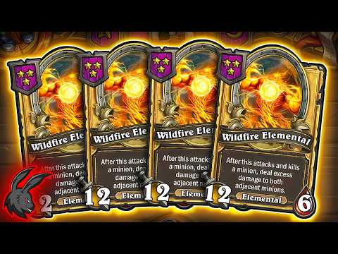 4 GOLDEN Cleaves is NOT Fair! | Hearthstone Battlegrounds