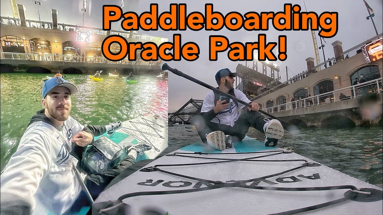 I Paddleboarded Oracle Park! (VLOG) - YouTube