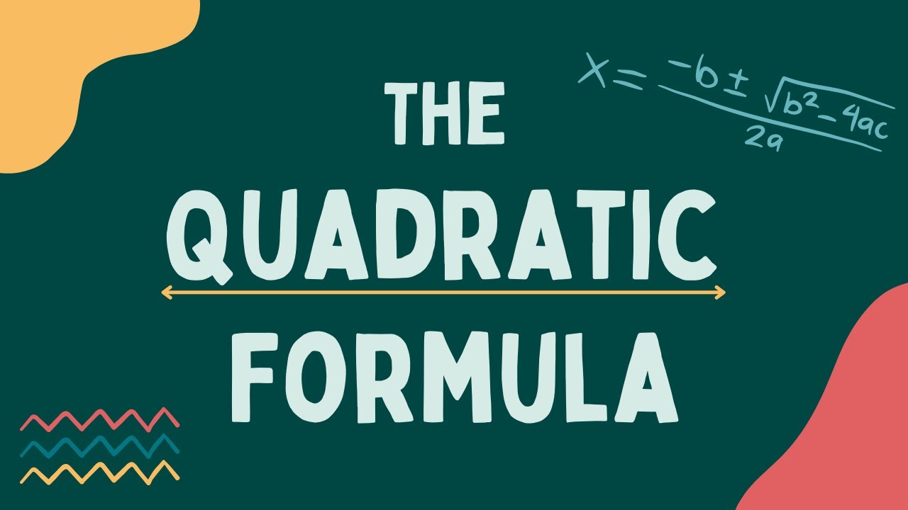 The Quadratic Formula Explained - YouTube