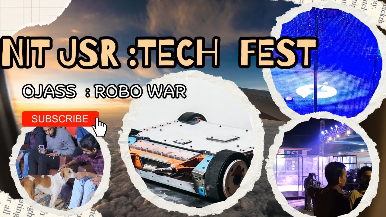 NIT JSR TECH FEST OJASS DAY 01 ROBO WAR - YouTube