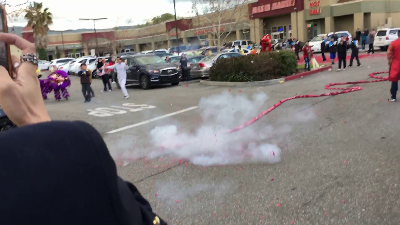 Celebrating Lunar New Year 2019 with firecrackers in San Jose, CA ...