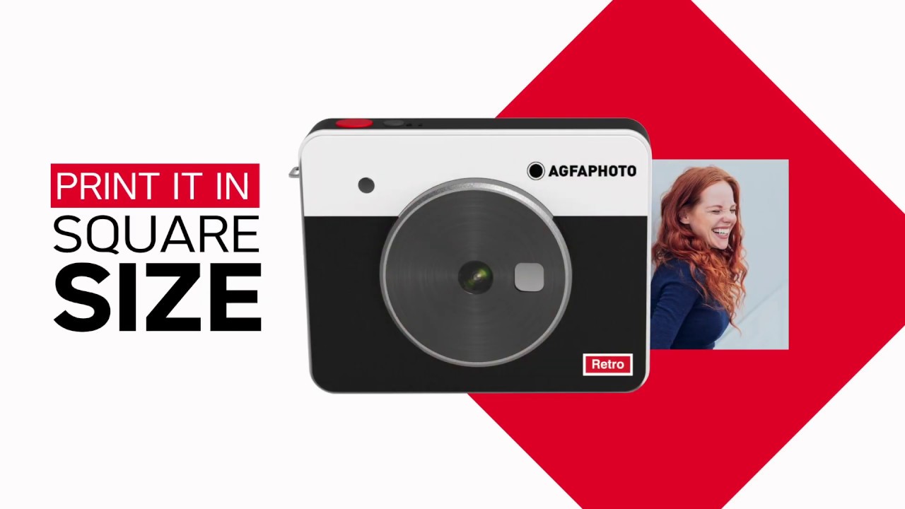AGFA PHOTO Instant Cam REALIPIX SQUARE S - YouTube