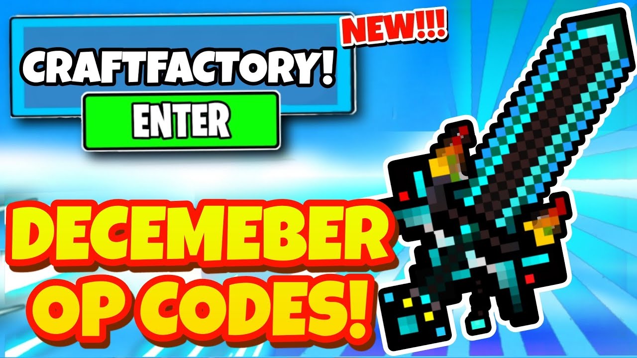 (DECEMBER 2022) ALL *5* NEW WORKING OP CODES FOR CRAFT FACTORY IN ...