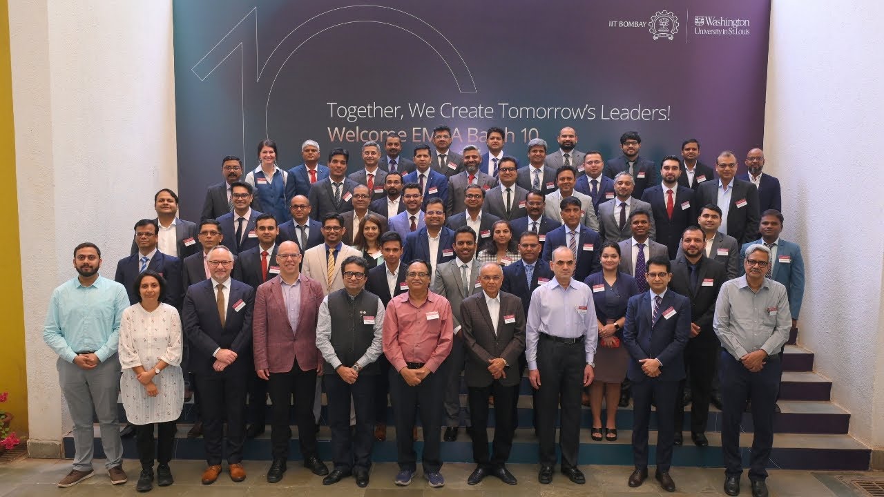 IIT Bombay - WashU Executive MBA Batch 10 Launch - YouTube