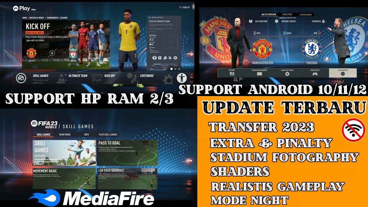 FINALLY FIFA 23 UCL MANAGER KLUB MOD FIFA 16 ANDROID OFFLINE /TRANSFER ...