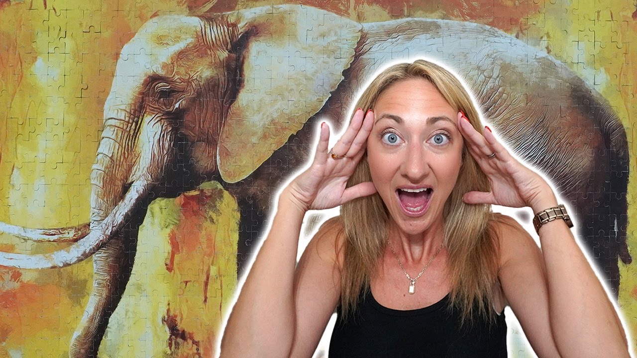 Building The TWO-SIDED Elephant Puzzle I'll Never Forget! [Jigsaw ...