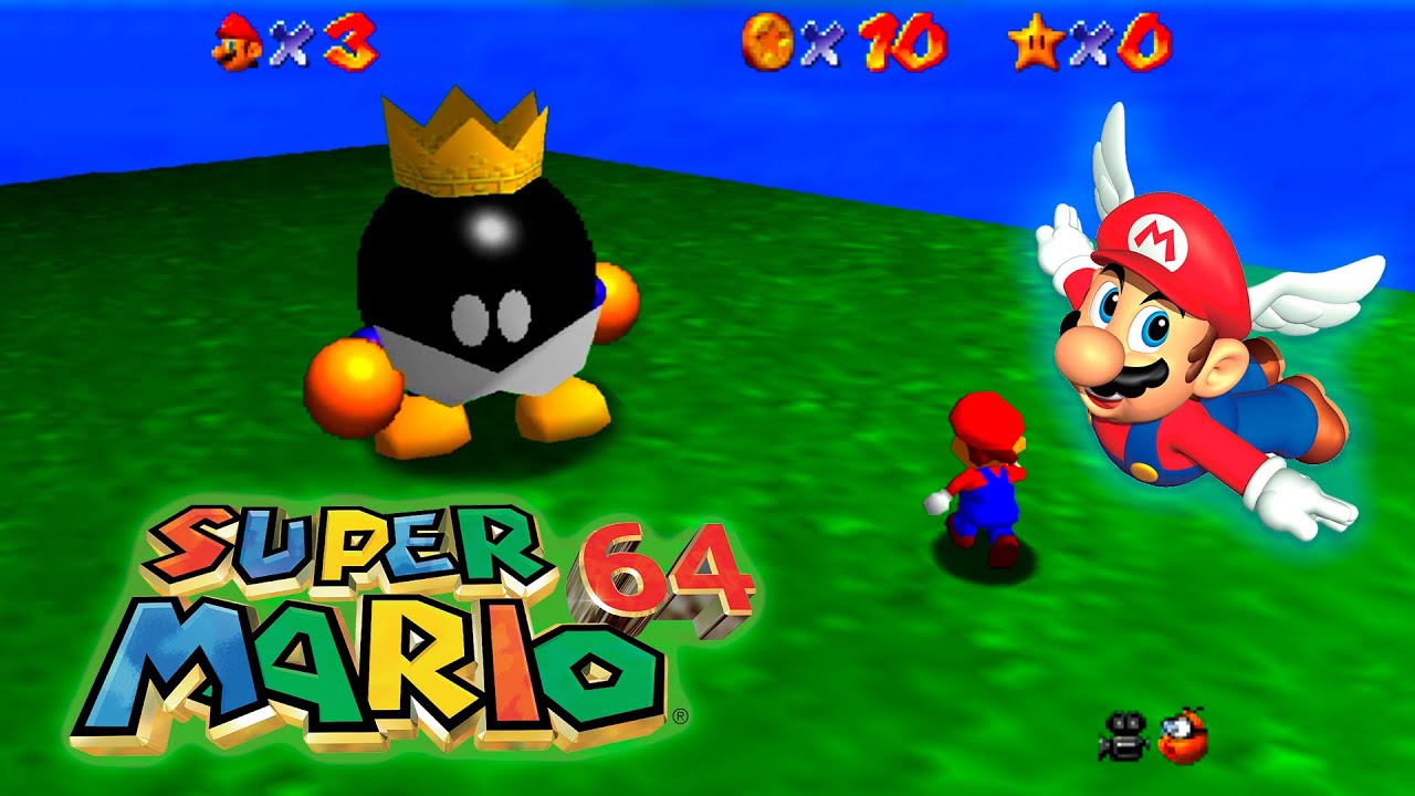 Super Mario 64 | Comienzo Épico y Batalla Contra Rey Bob-omb 🚀 - YouTube