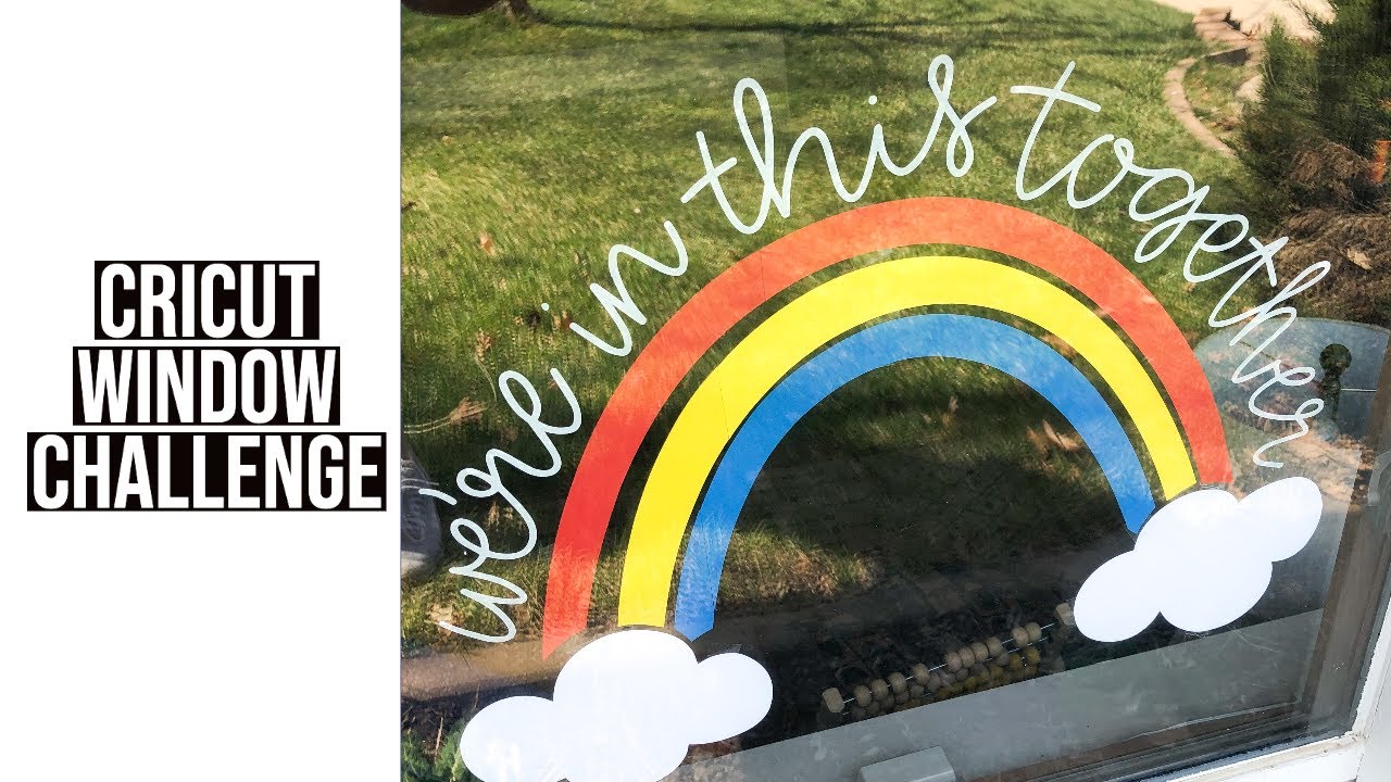CRICUT WINDOW CHALLENGE - YouTube