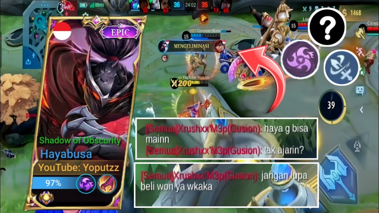 KETIKA HAYA KU DI BACOTI AUTO COMEBACK - mobile legend - YouTube
