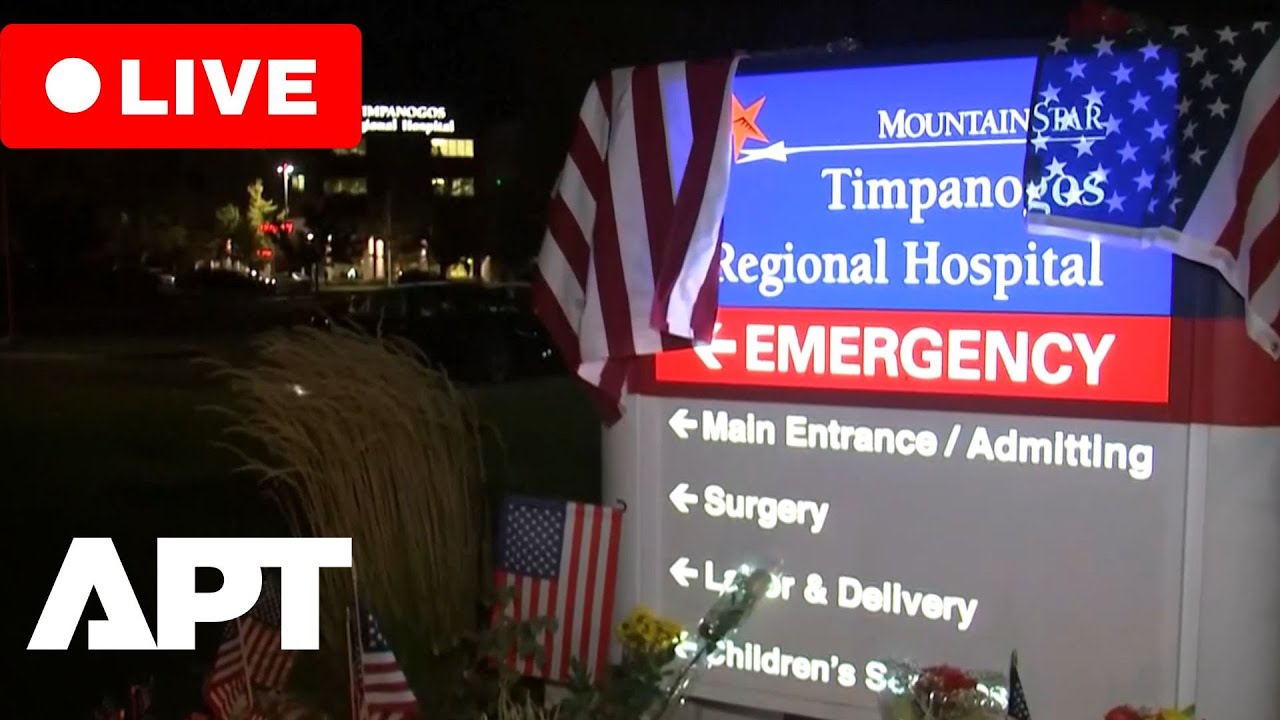 LIVE | Timpanogos Regional Hospital Flooded With Mourners After Kirk’s ...