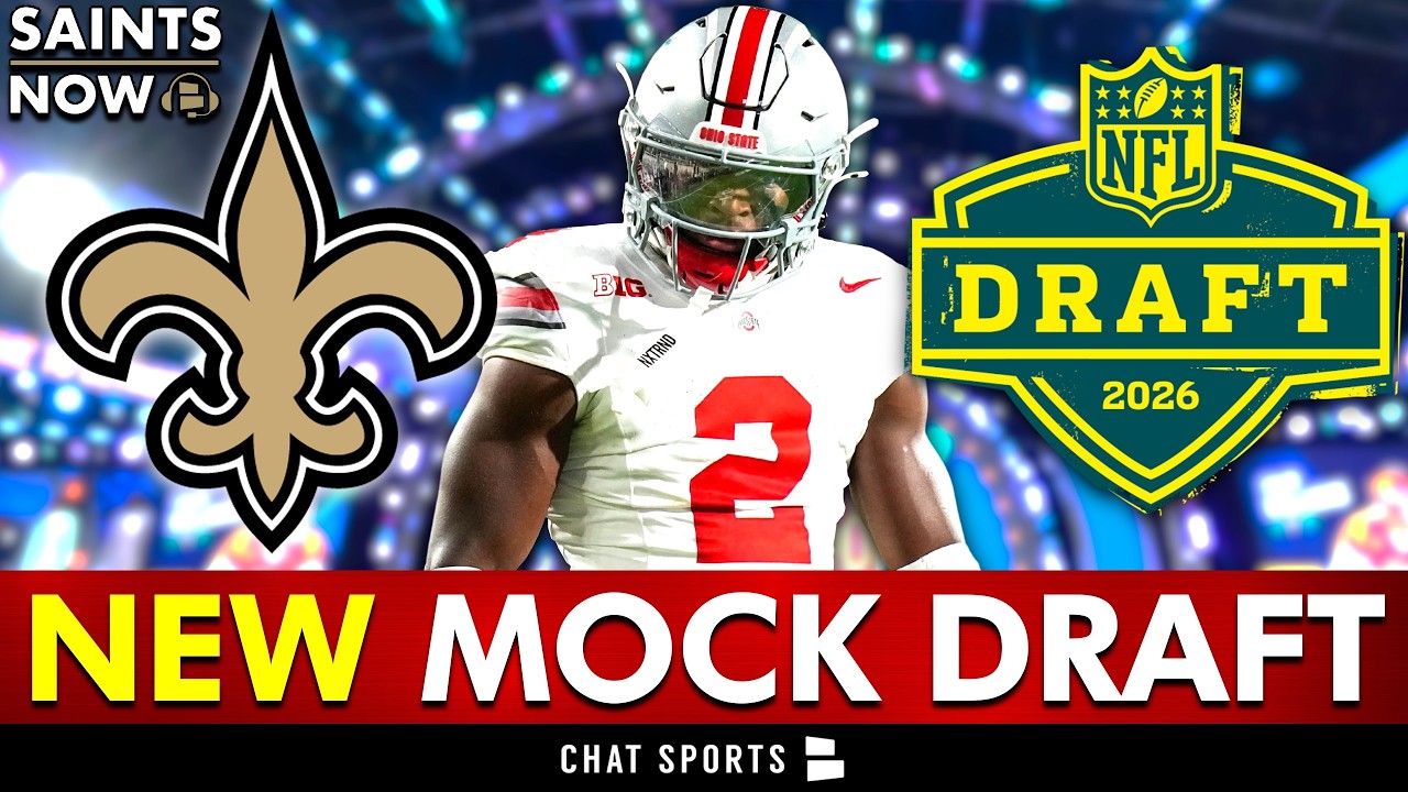 New Orleans Saints Mock Draft AFTER 2026 NFL Free Agency So Far… - YouTube