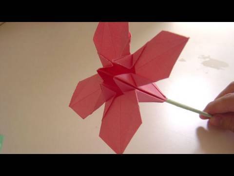 Origami Flower - How to - YouTube