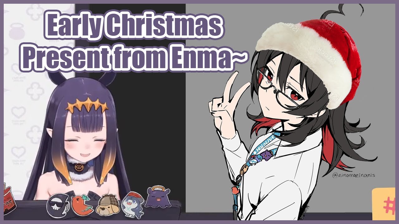 Enma Gives Ina An Early Christmas Present~ - YouTube